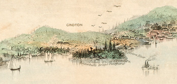 Croton from the Hudson River, 1845 – CROTON